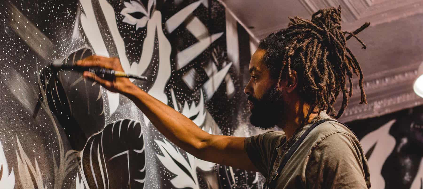 Get to Know Mural Artist Christopher Burch - Nebula Coworking St. Louis